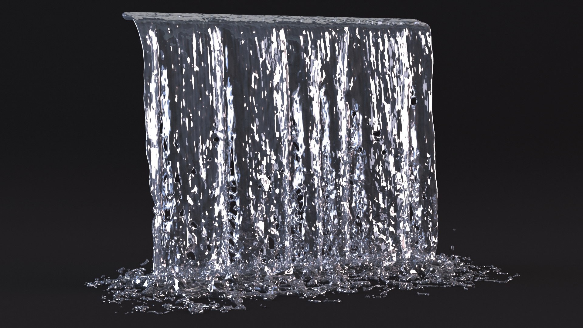 3D Falling Water Streams Collection - TurboSquid 2174321