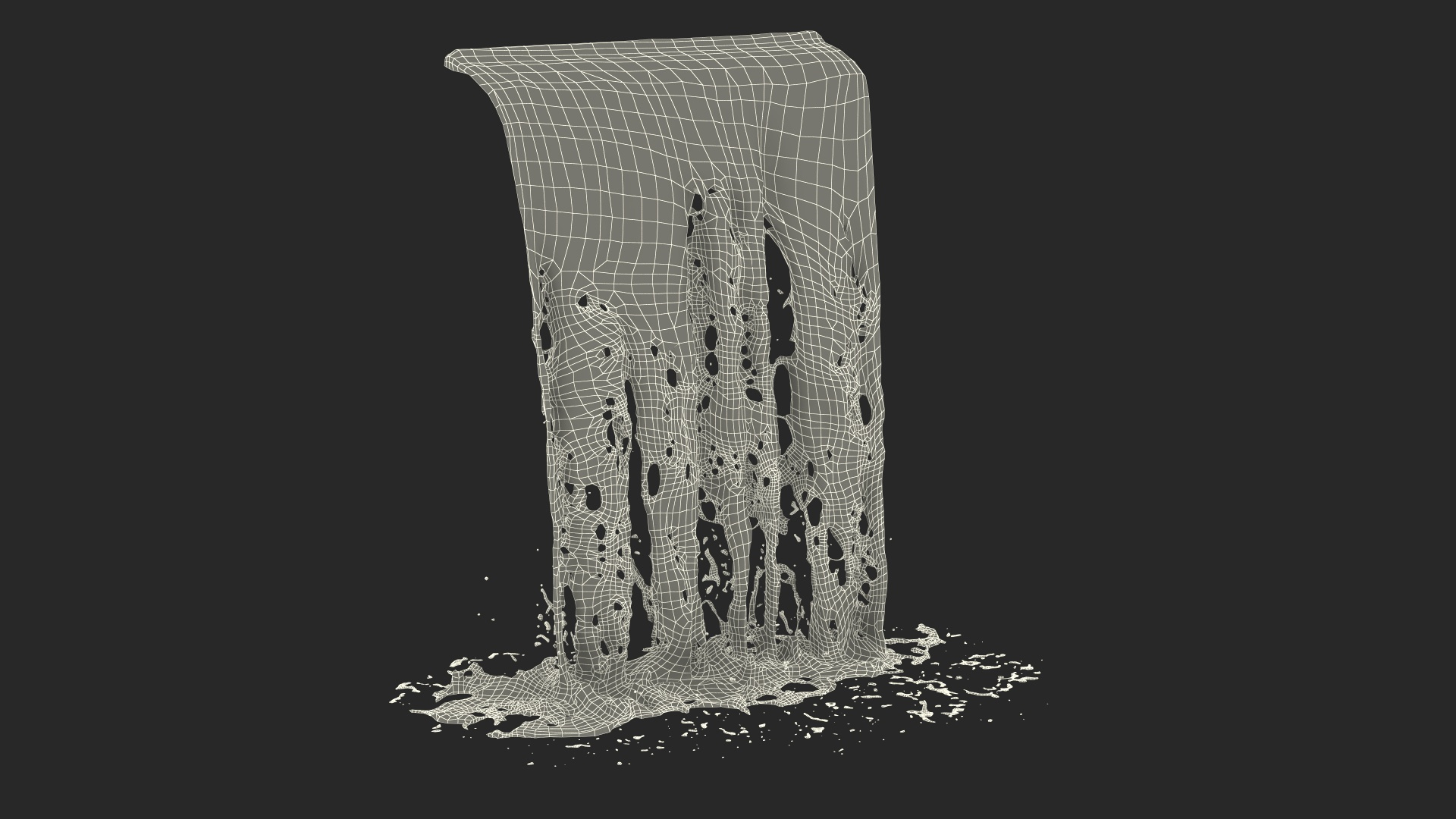 3D Falling Water Streams Collection - TurboSquid 2174321