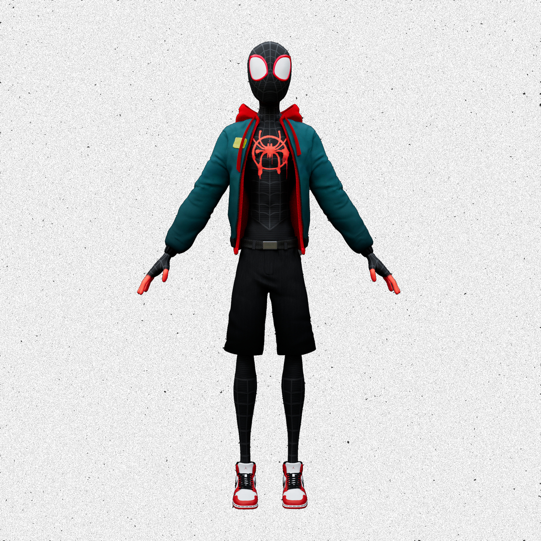 Miles Morales Model - TurboSquid 2308693