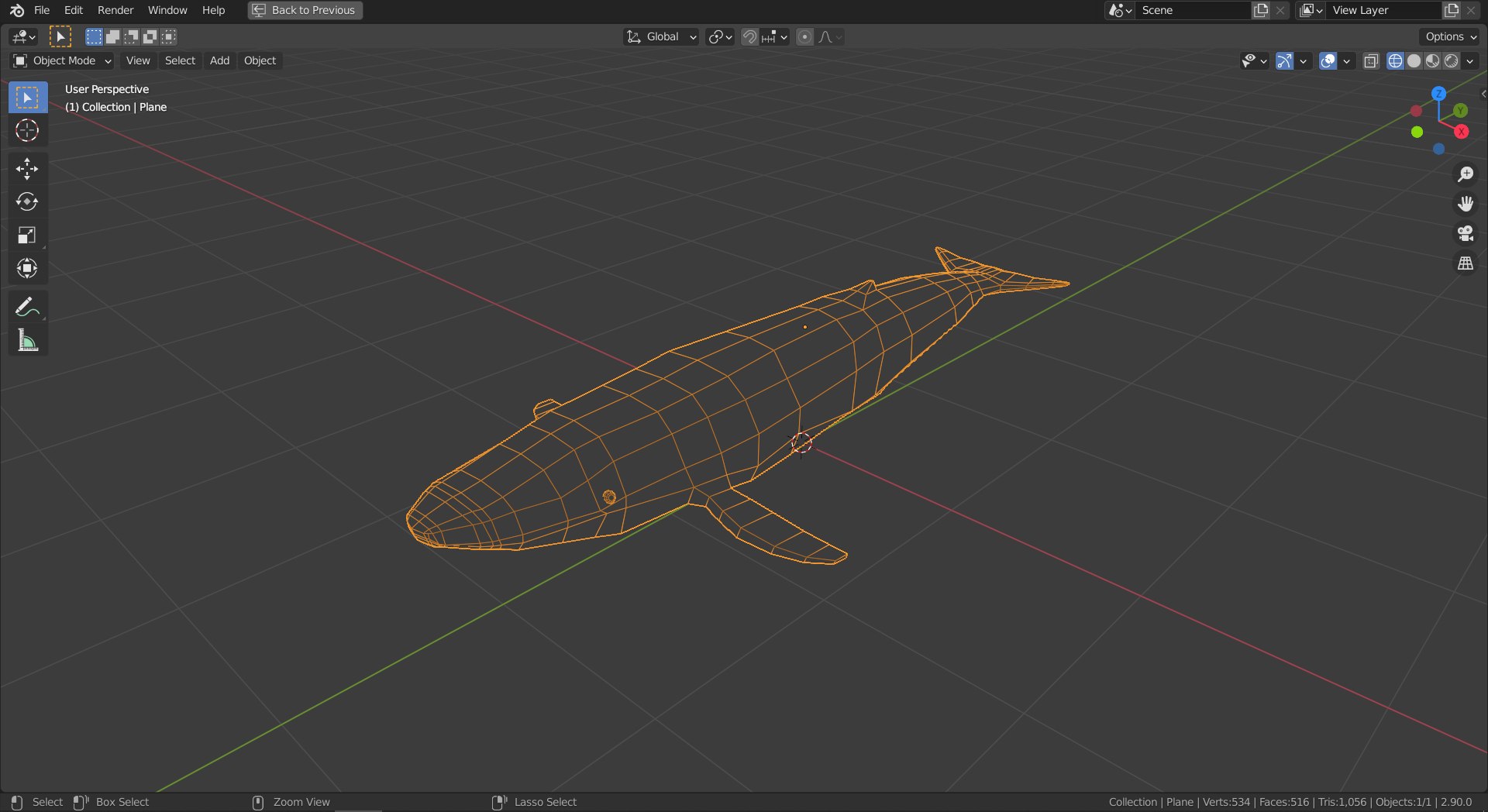 3D Blue Whale Model - TurboSquid 1660412
