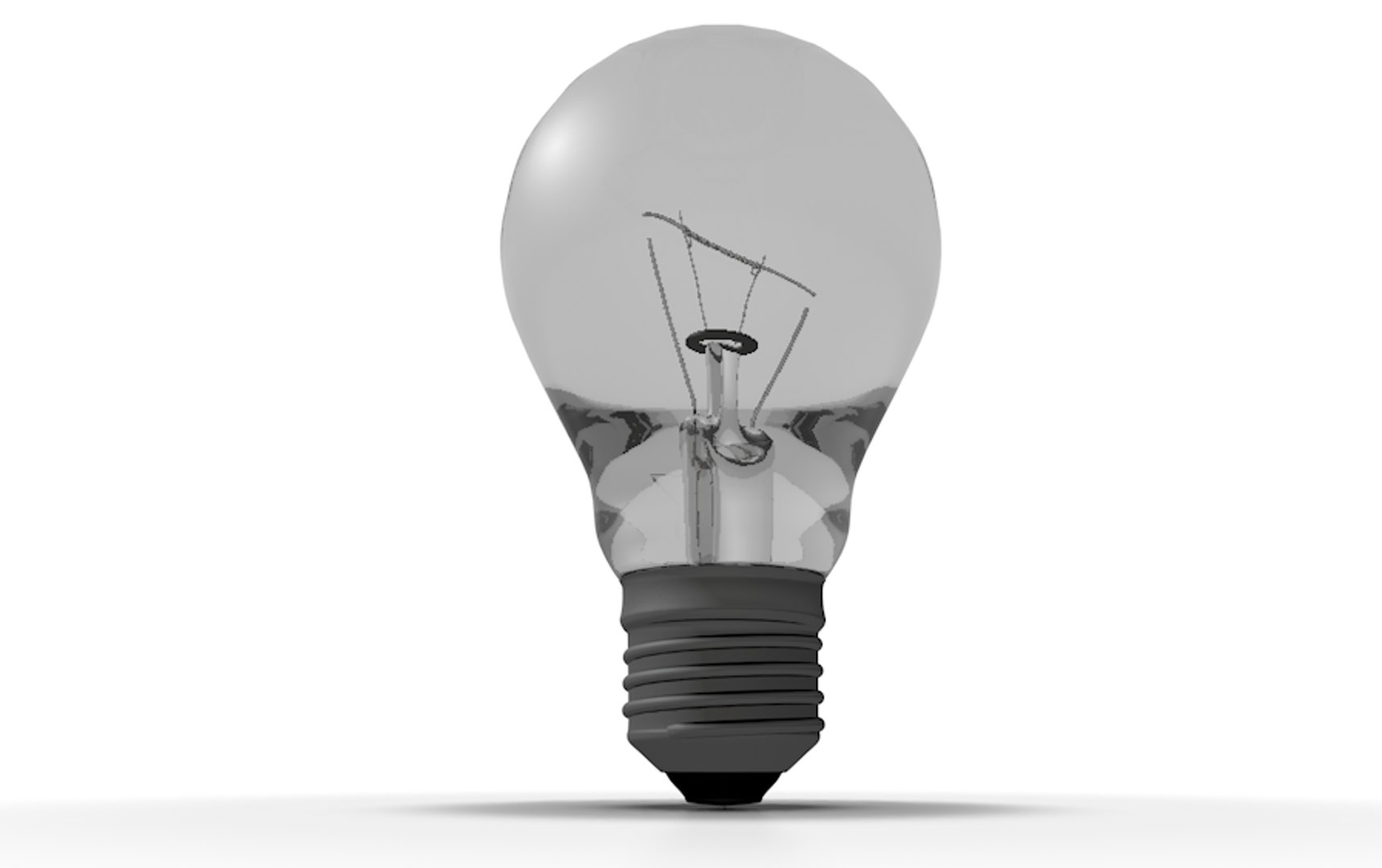 3d Light Bulb