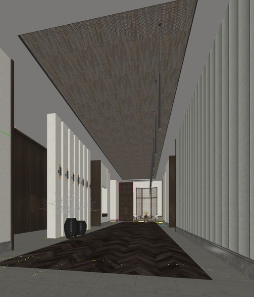 3D corridor interiors model - TurboSquid 1616158