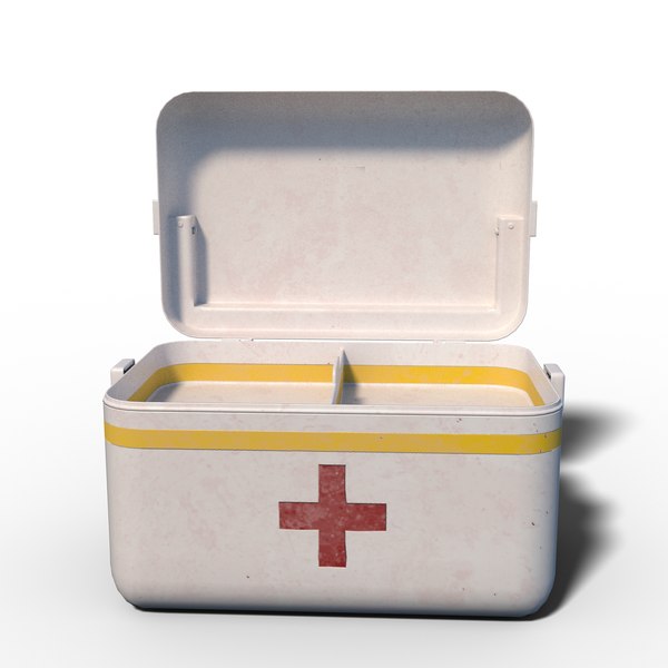 modelo 3d First aid box - TurboSquid 2061072