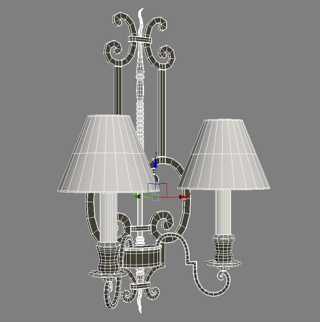 vaughan - icomb wall light 3d model