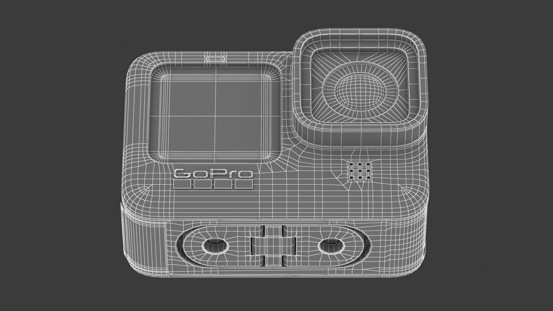 Gopro Hero Black 3D Model - TurboSquid 1670053