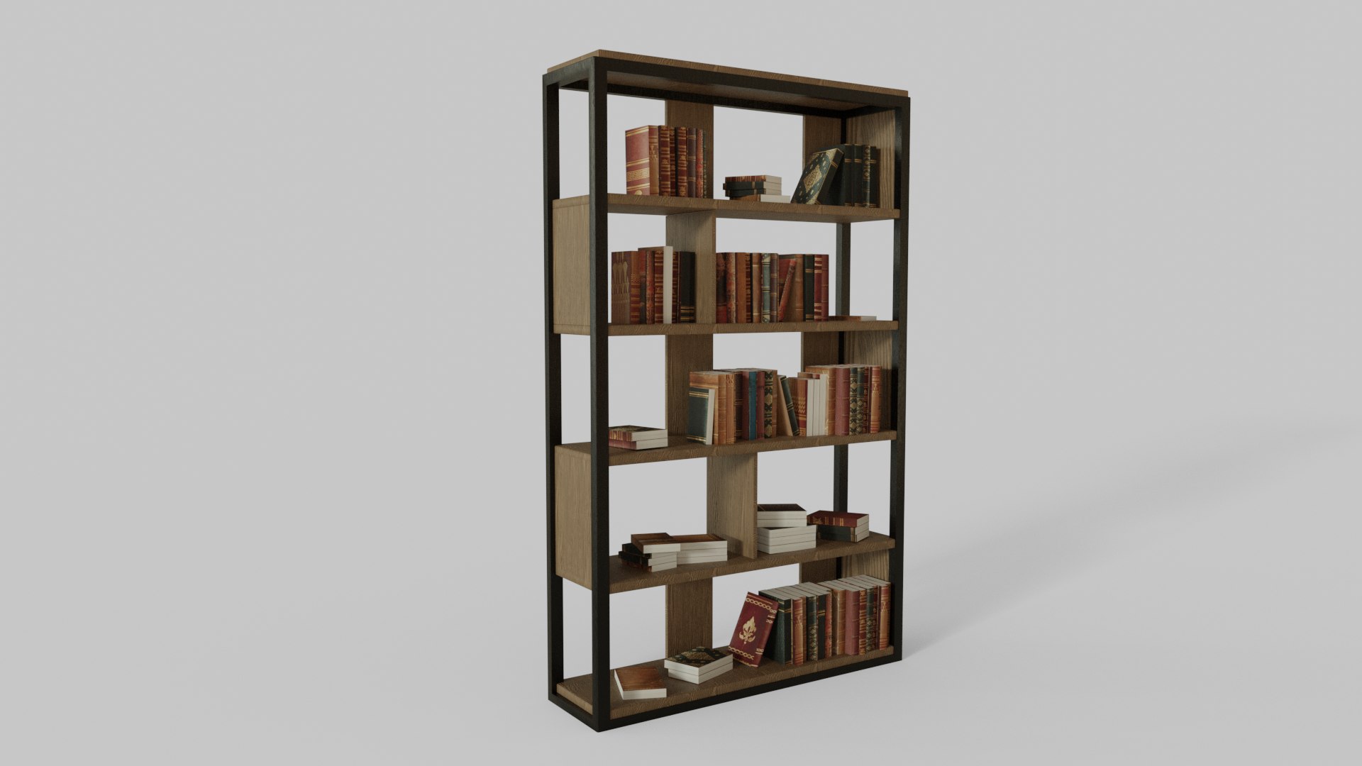 3D Modern Book Shelf - TurboSquid 2295835