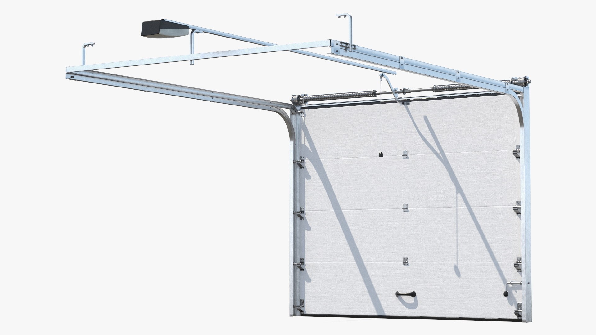 3D Automatic Garage Door System Rigged For Maya - TurboSquid 2390714