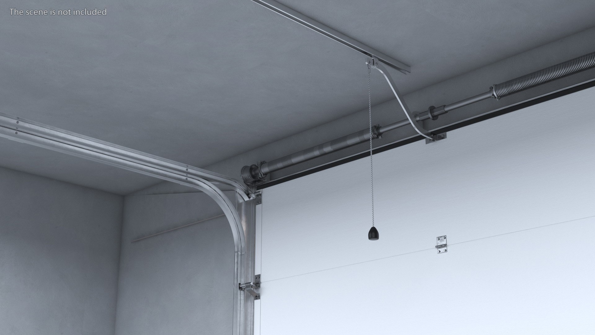 3D Automatic Garage Door System Rigged For Maya - TurboSquid 2390714