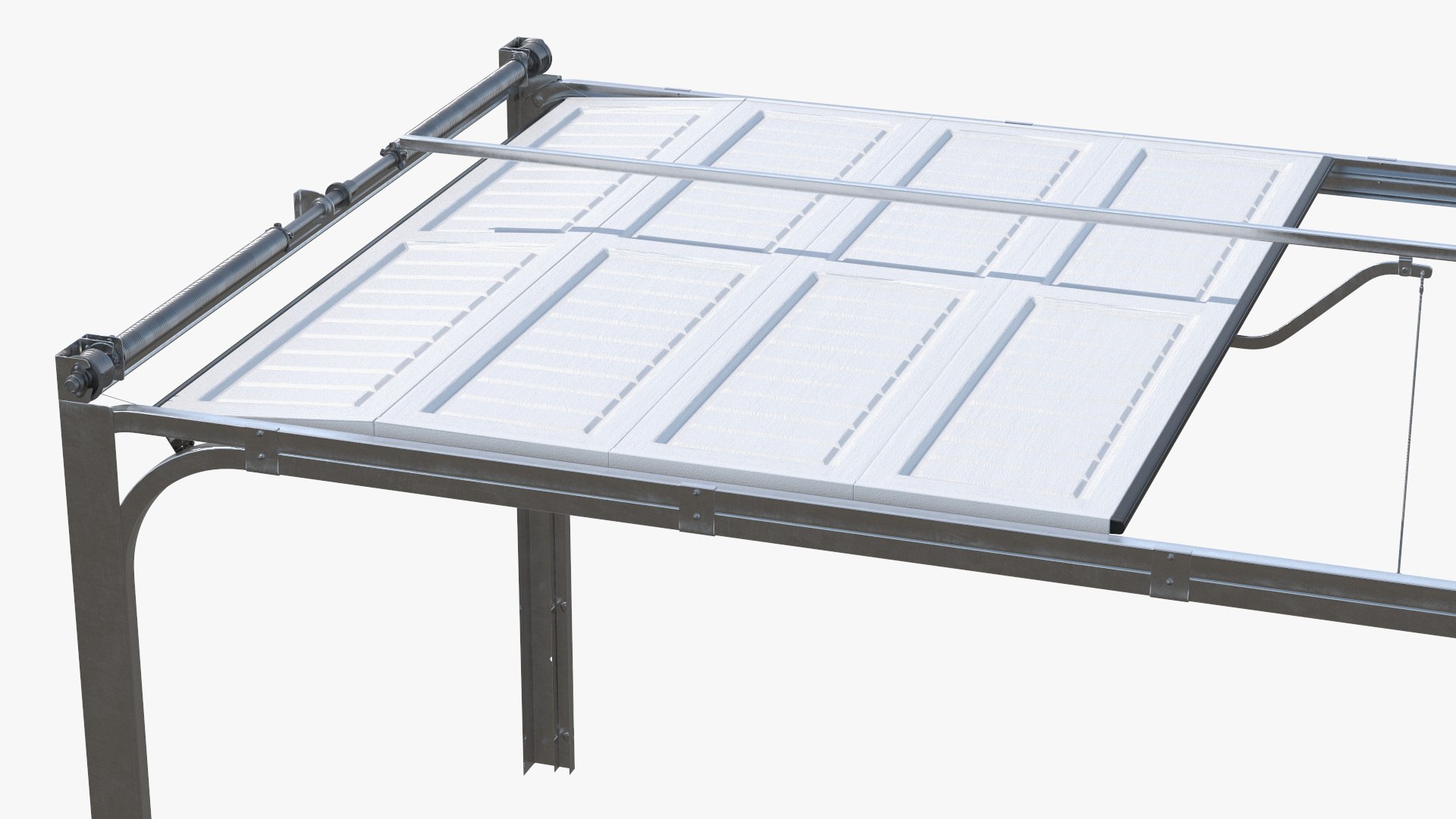 3D Automatic Garage Door System Rigged For Maya - TurboSquid 2390714