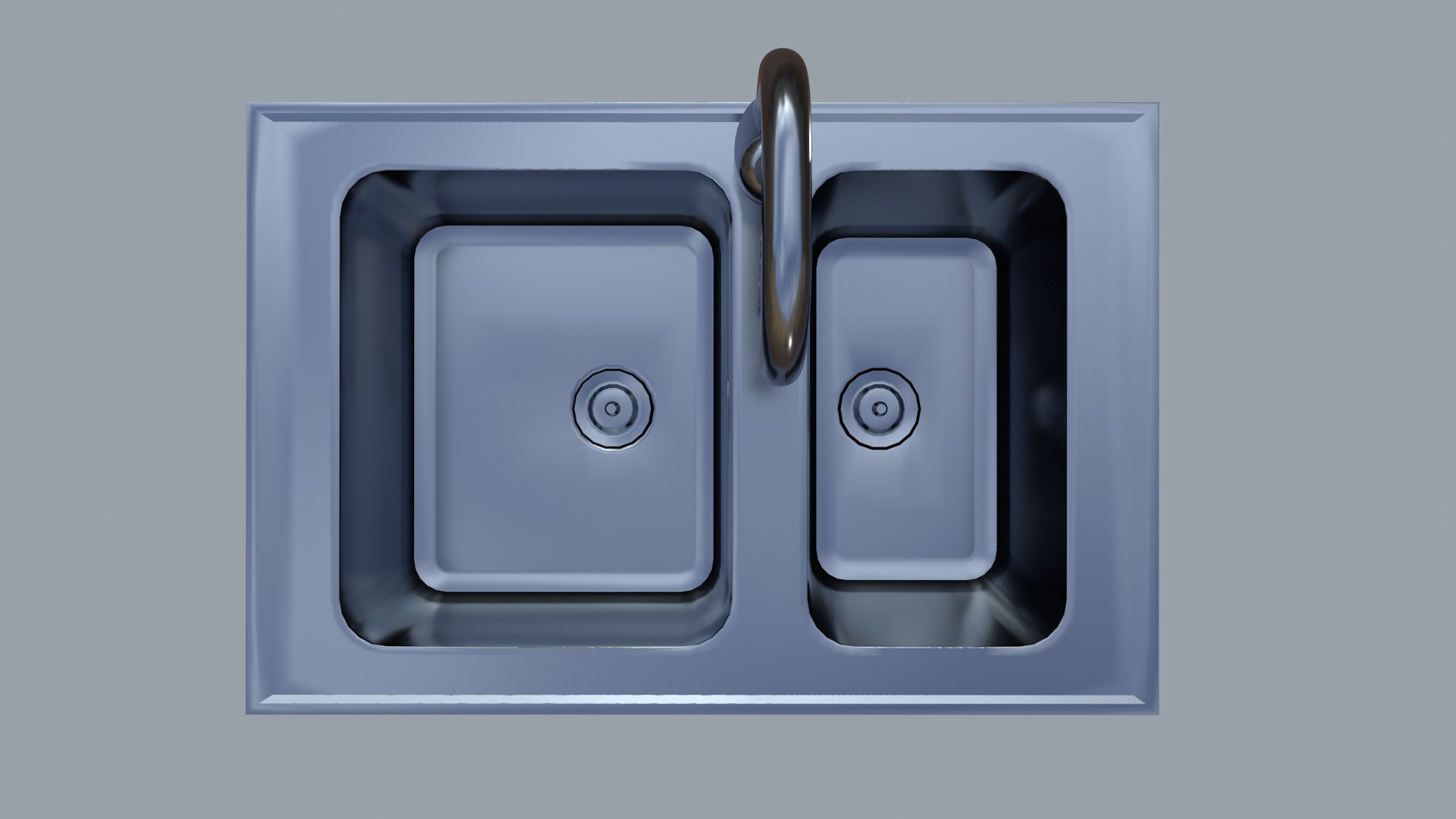 3D Kitchen Sink - 3 Versions - TurboSquid 1975638
