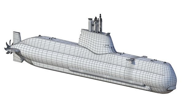 Type 214 submarine model - TurboSquid 2025921