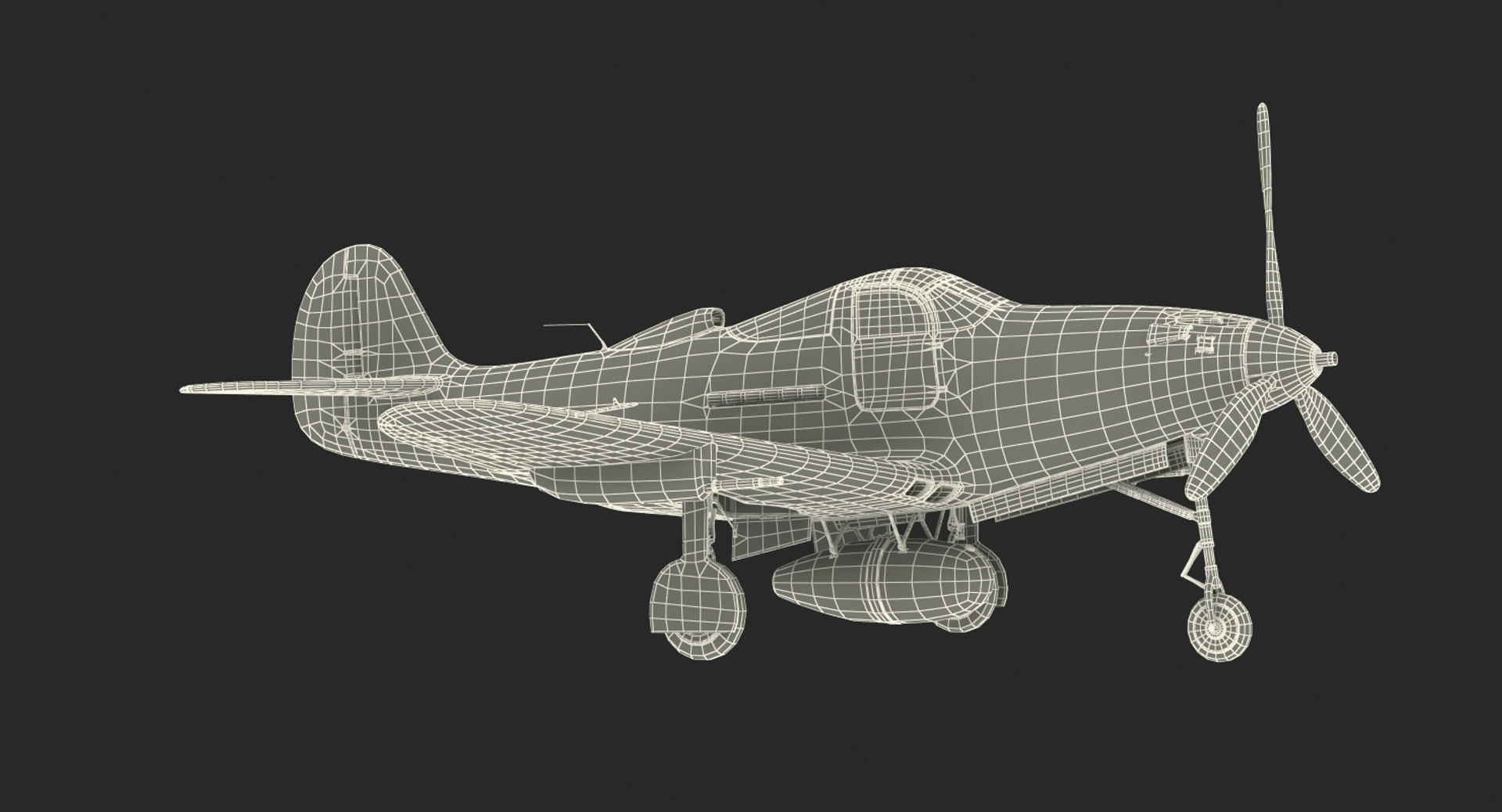 3D American Wwii Fighter Aircraft Model - TurboSquid 1159017