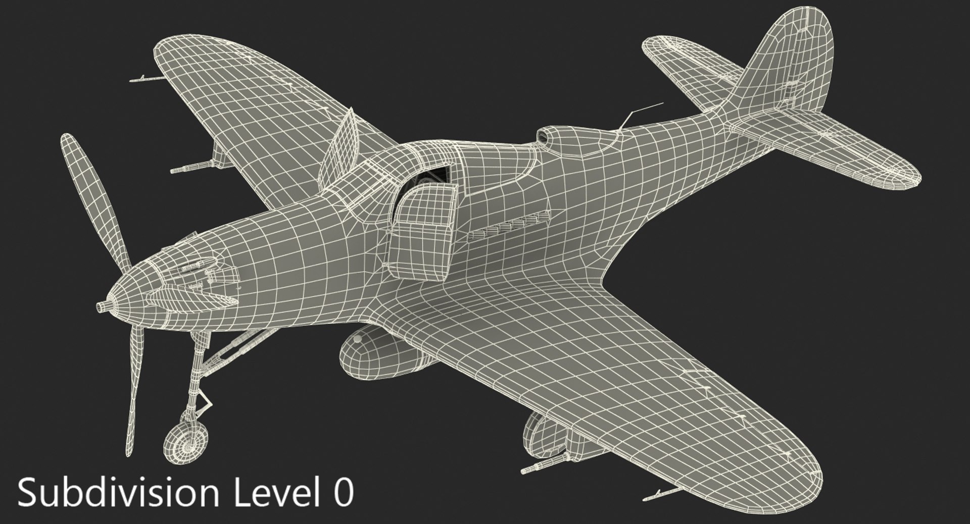 3D American Wwii Fighter Aircraft Model - TurboSquid 1159017