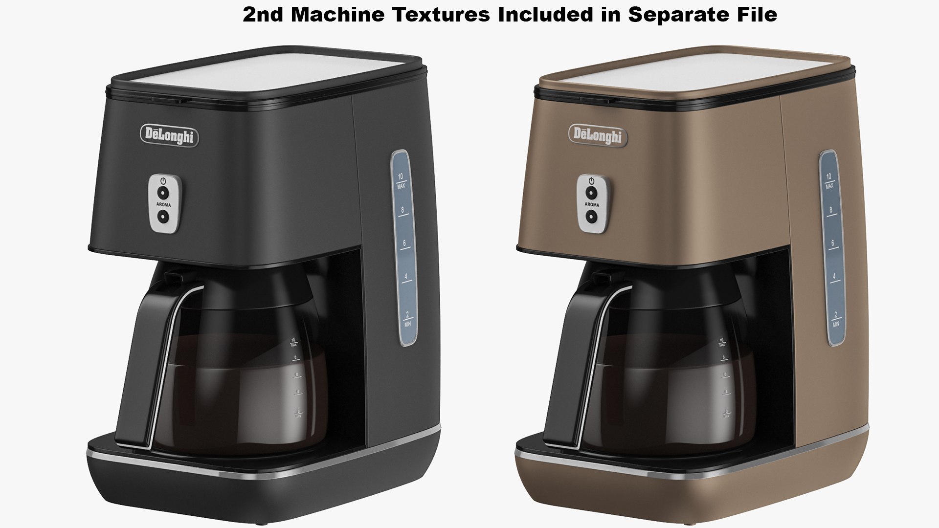 Delonghi Coffee Filter Machine 3D - TurboSquid 1839721