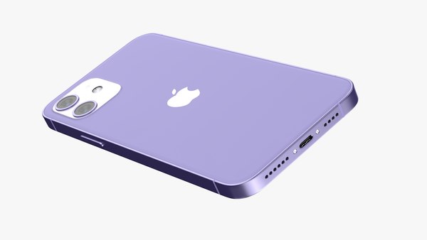 3D Apple iPhone 12 Purple model - TurboSquid 1723561