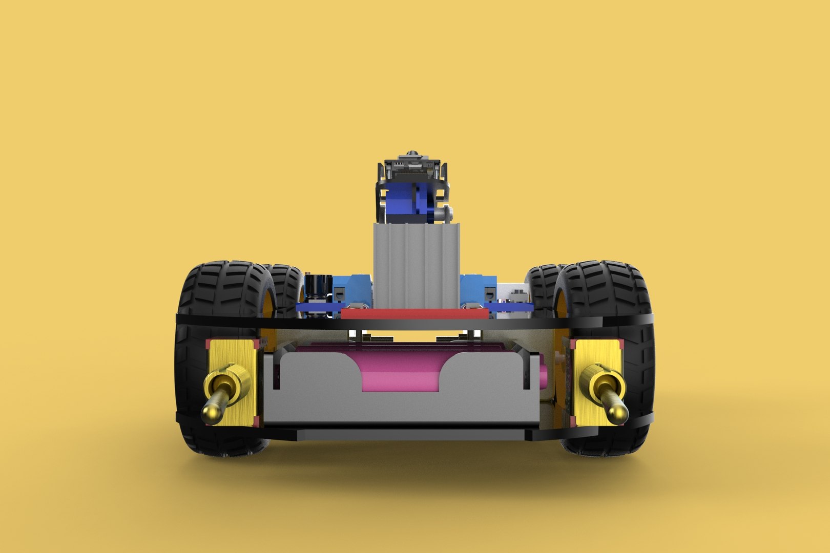 SURVEILLANCE ROBOT CAMERA SECURITY SMART CAR PATROL AUTONOMOUS 3D Model ...