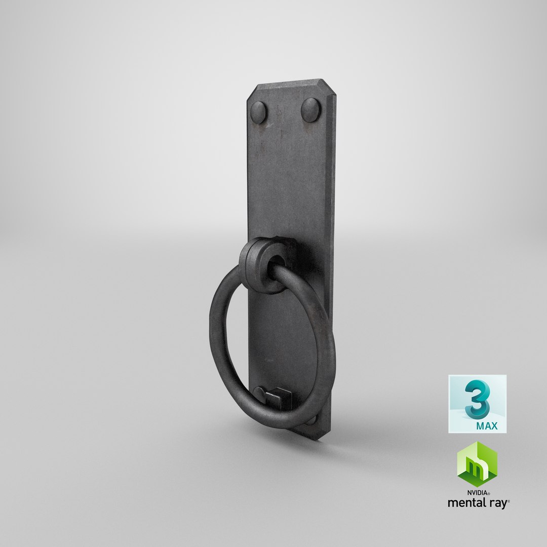 Black Rustic Handle 3D Model - TurboSquid 1997403