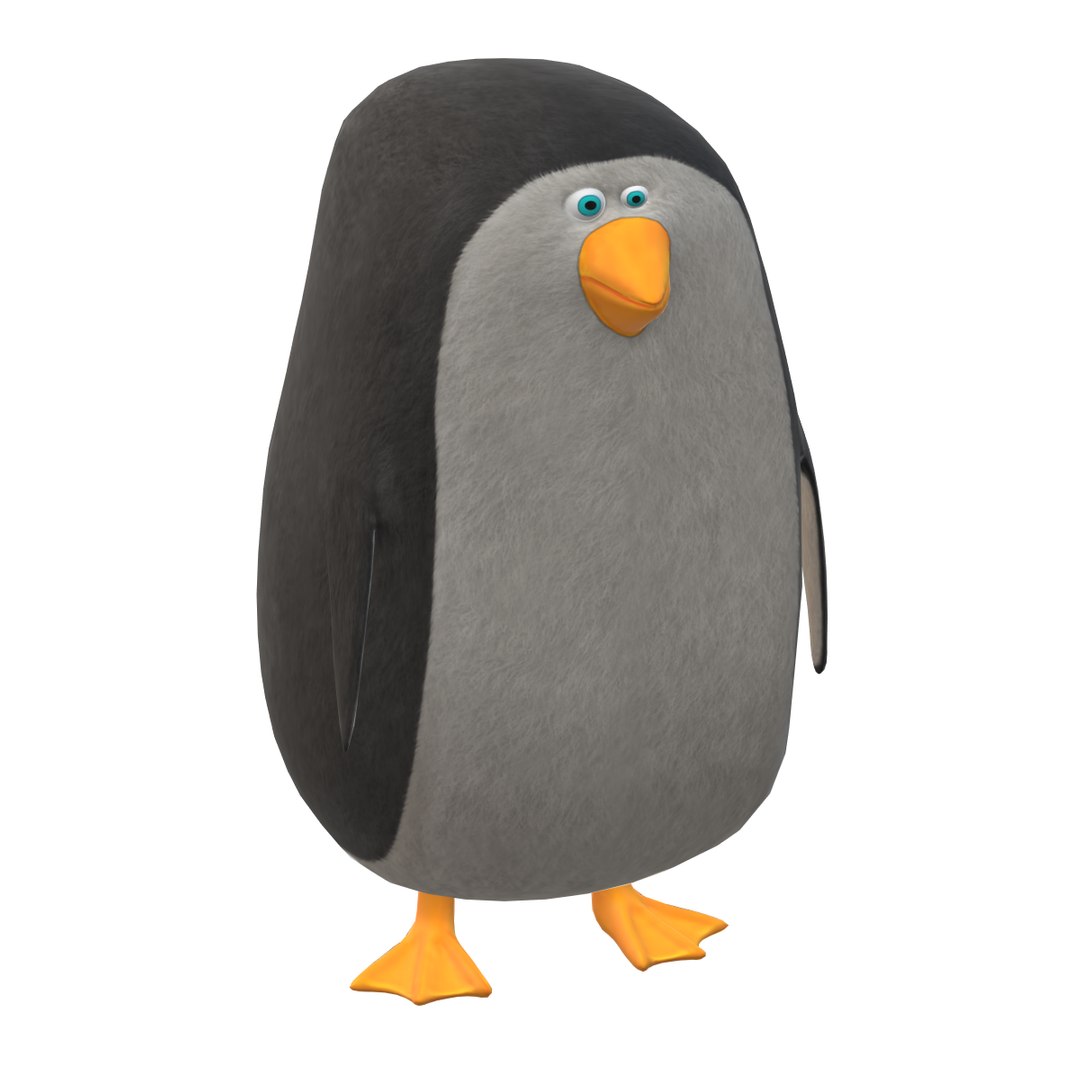 Penguin Shrugging Model - TurboSquid 2400602