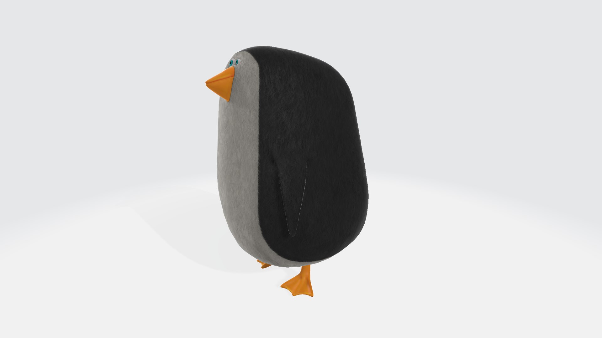 Penguin Shrugging Model - TurboSquid 2400602