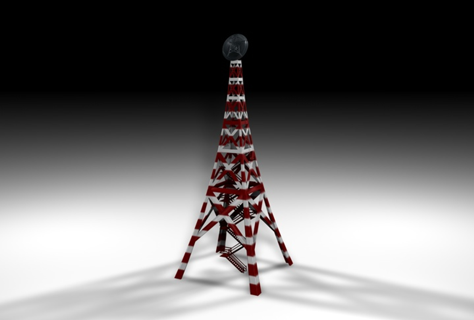 3d radio tower model