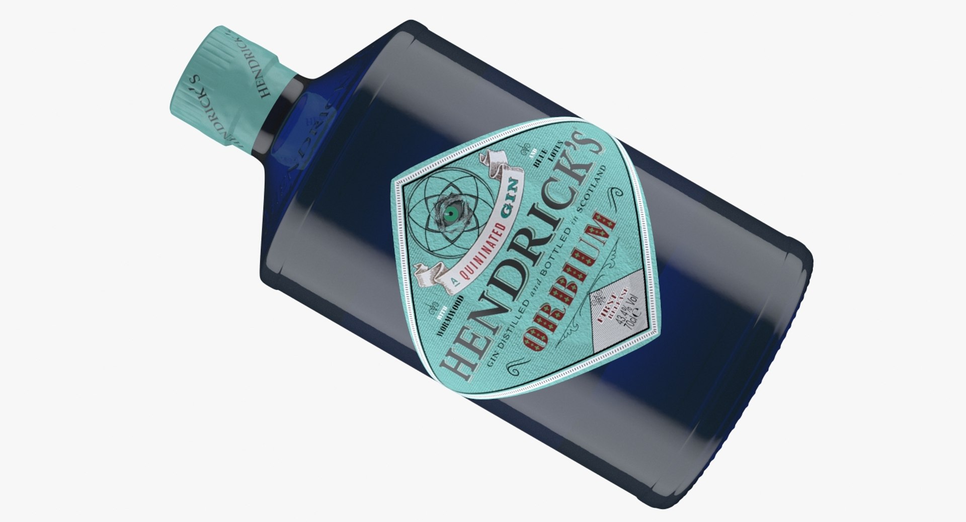 Hendrick S Bottle Model - TurboSquid 1383729