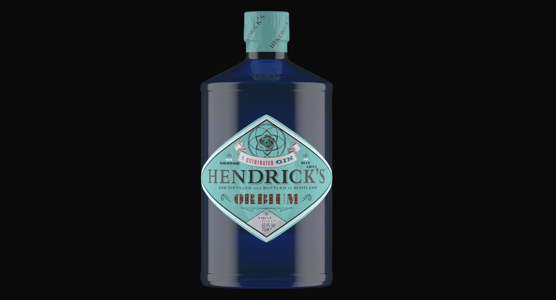 Hendrick S Bottle Model - TurboSquid 1383729