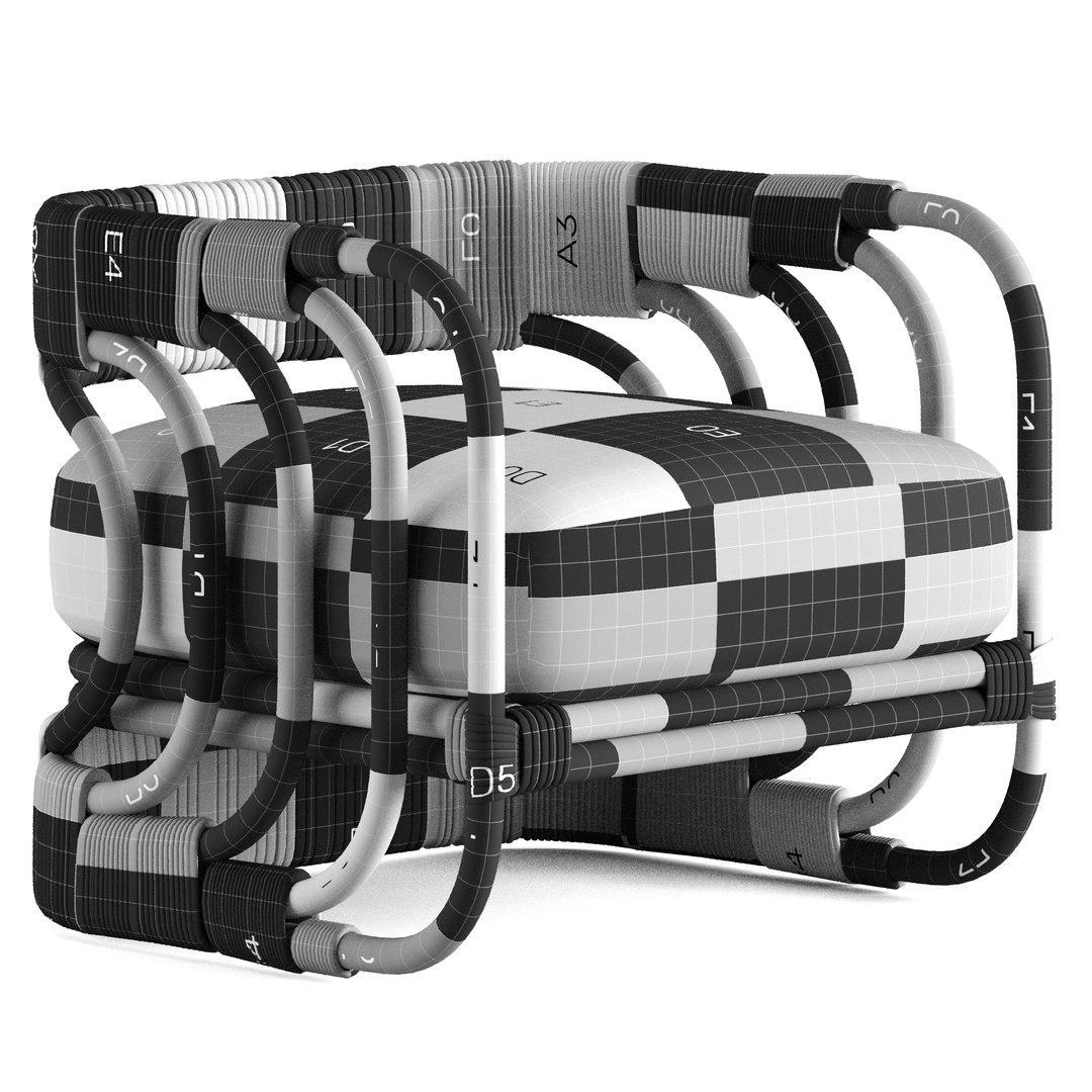 3D Hamza Chair - TurboSquid 1795341