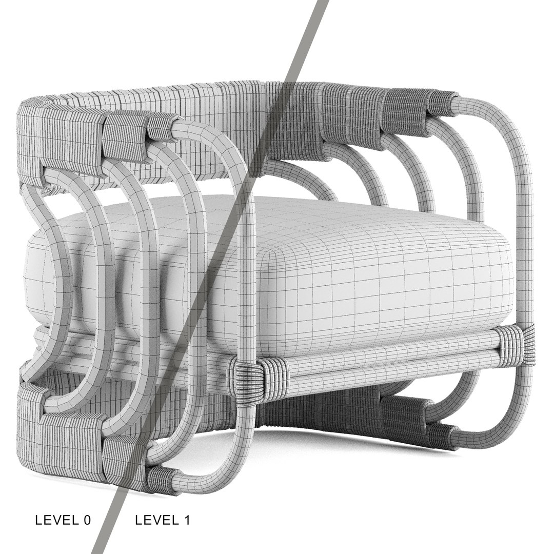 3D Hamza Chair - TurboSquid 1795341