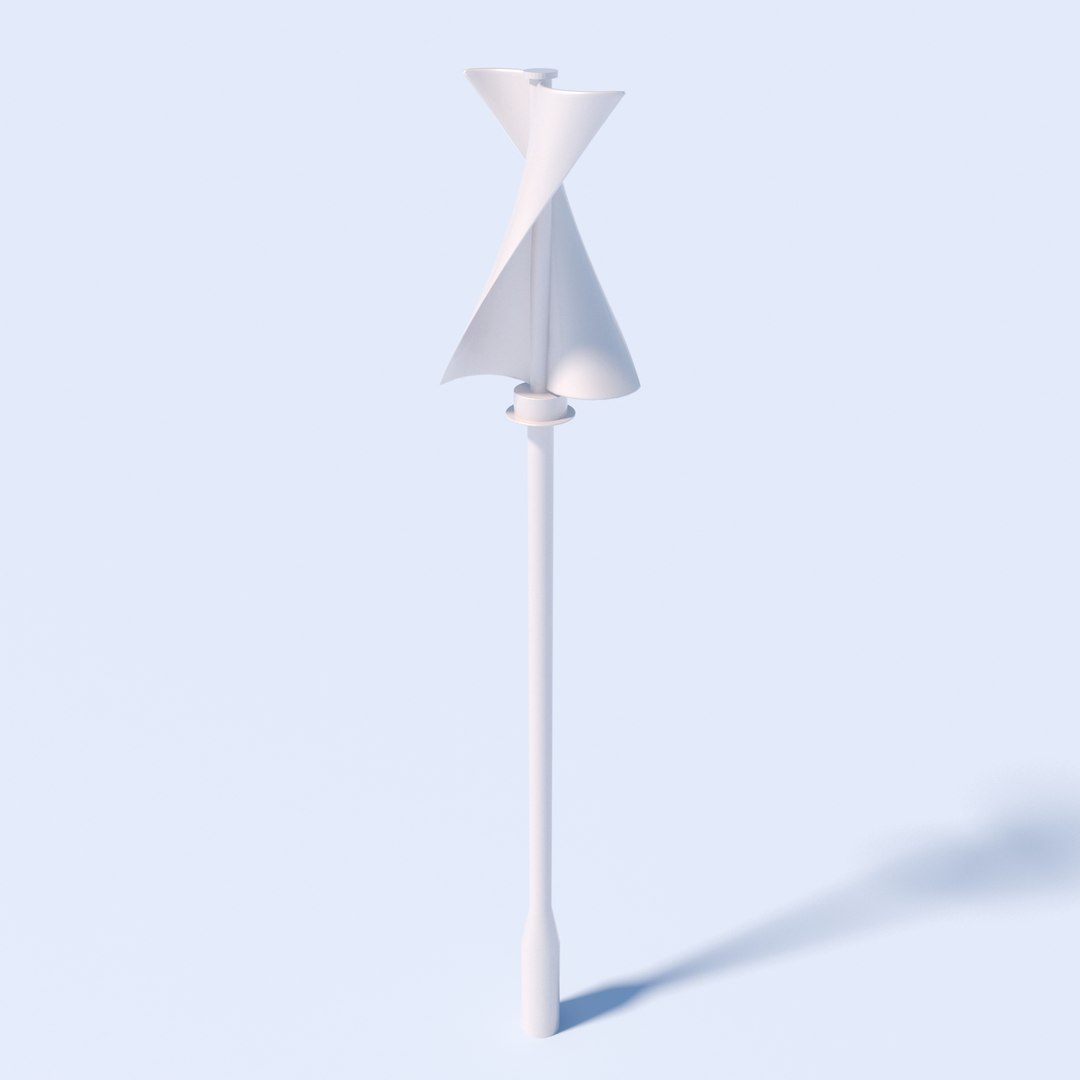 Vertical Axis Wind Turbine 3D Model - TurboSquid 1407770