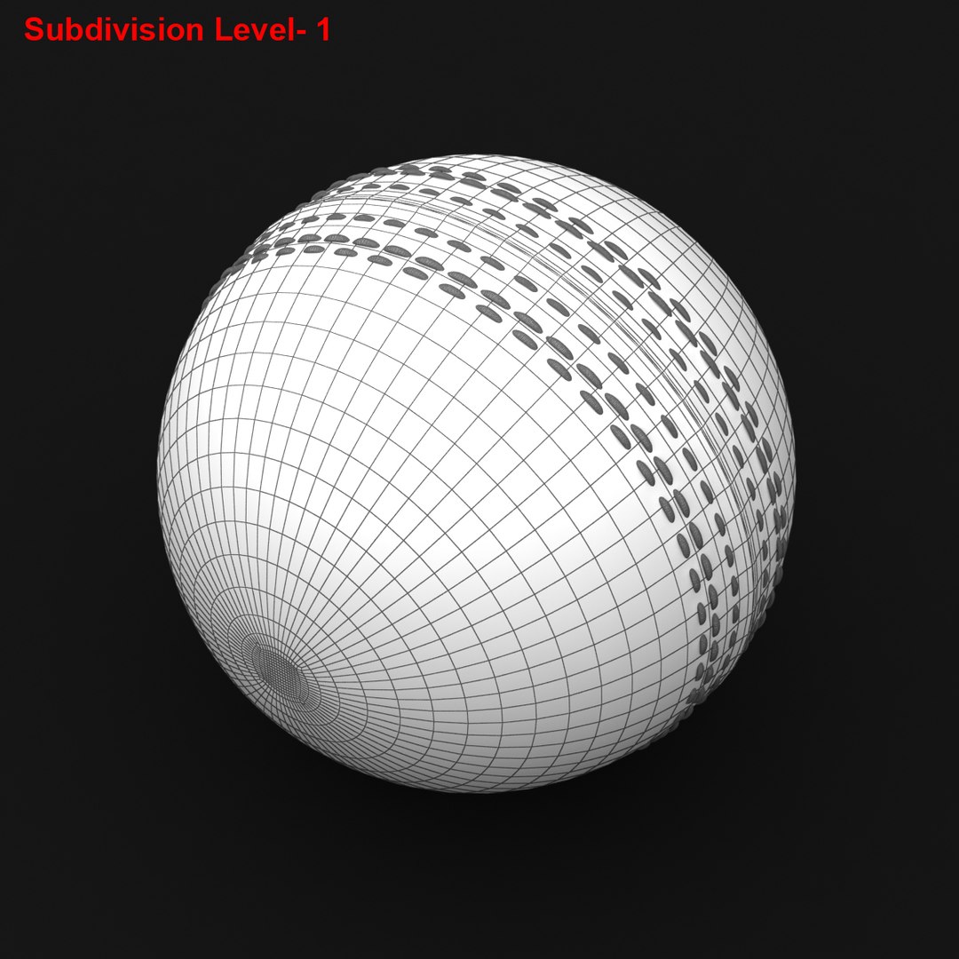 Cricket Ball Stress 3d Model