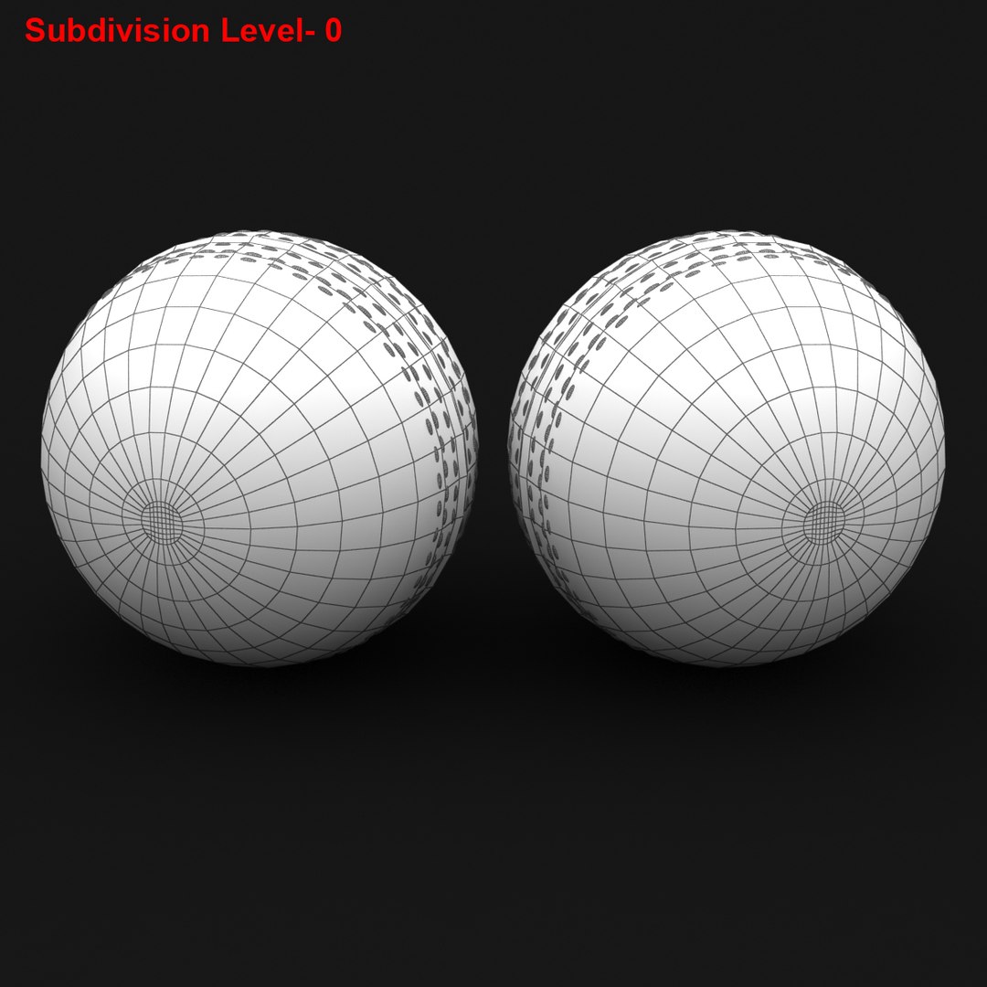 Cricket Ball Stress 3d Model