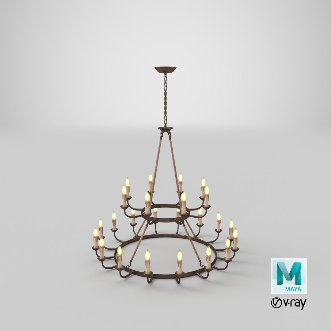 3D Classical Ceiling Light - TurboSquid 1271680