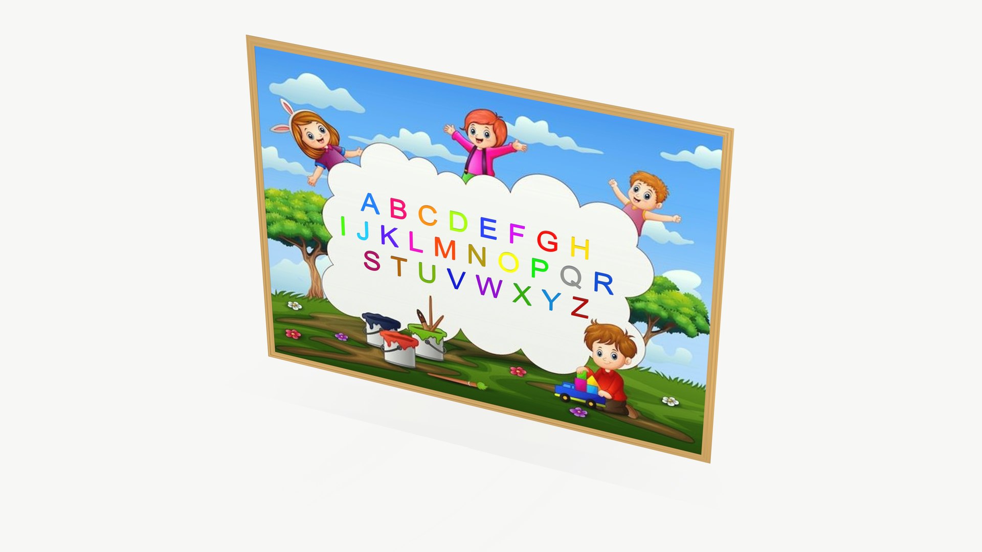 Alphabet Teach Model - TurboSquid 2006575
