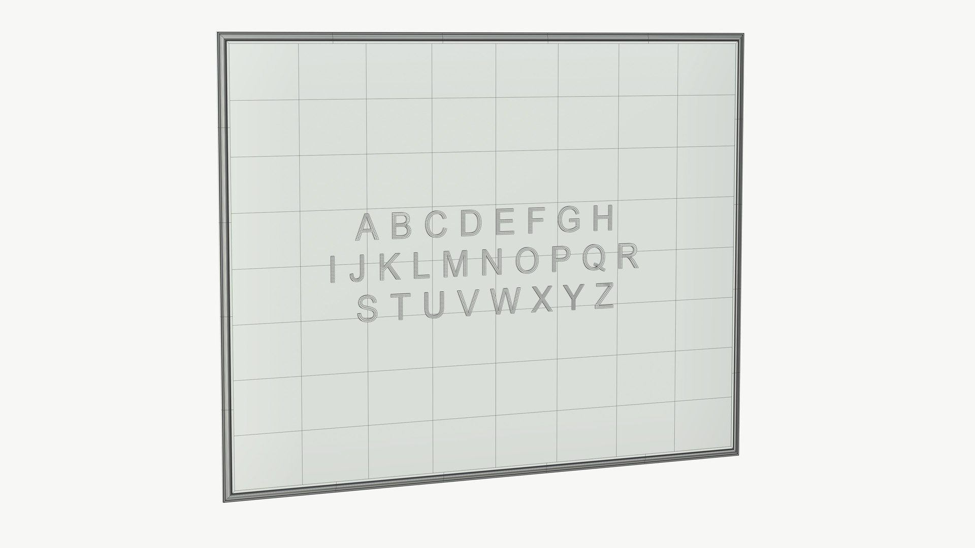 Alphabet Teach Model - TurboSquid 2006575