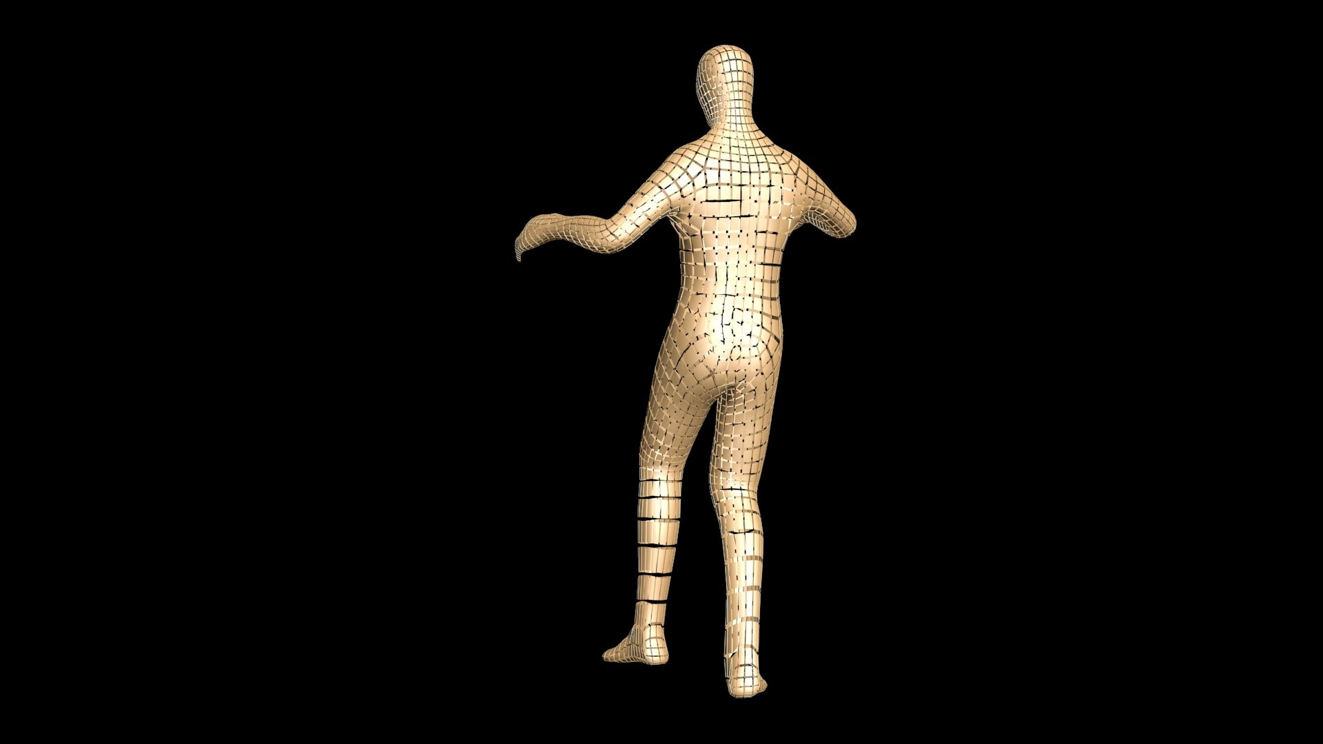 Polygon Soul Golden Animated Entity 3D Model - TurboSquid 2433022