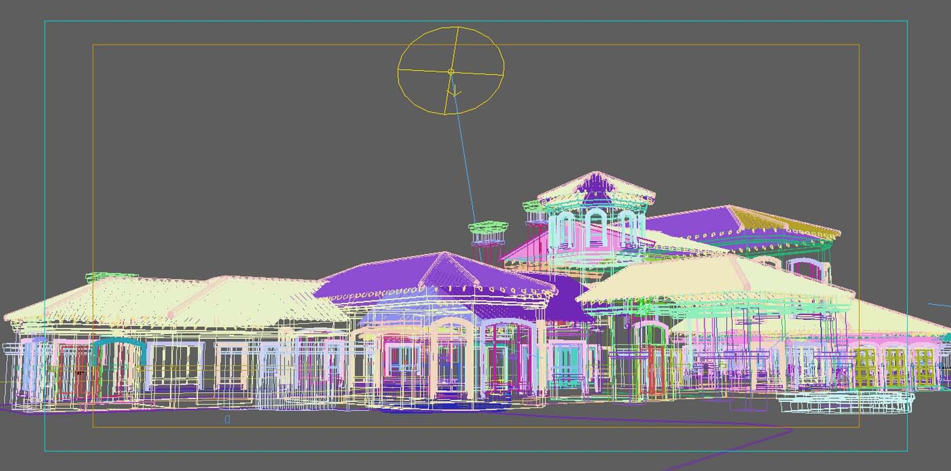 3d Model Tuscan House