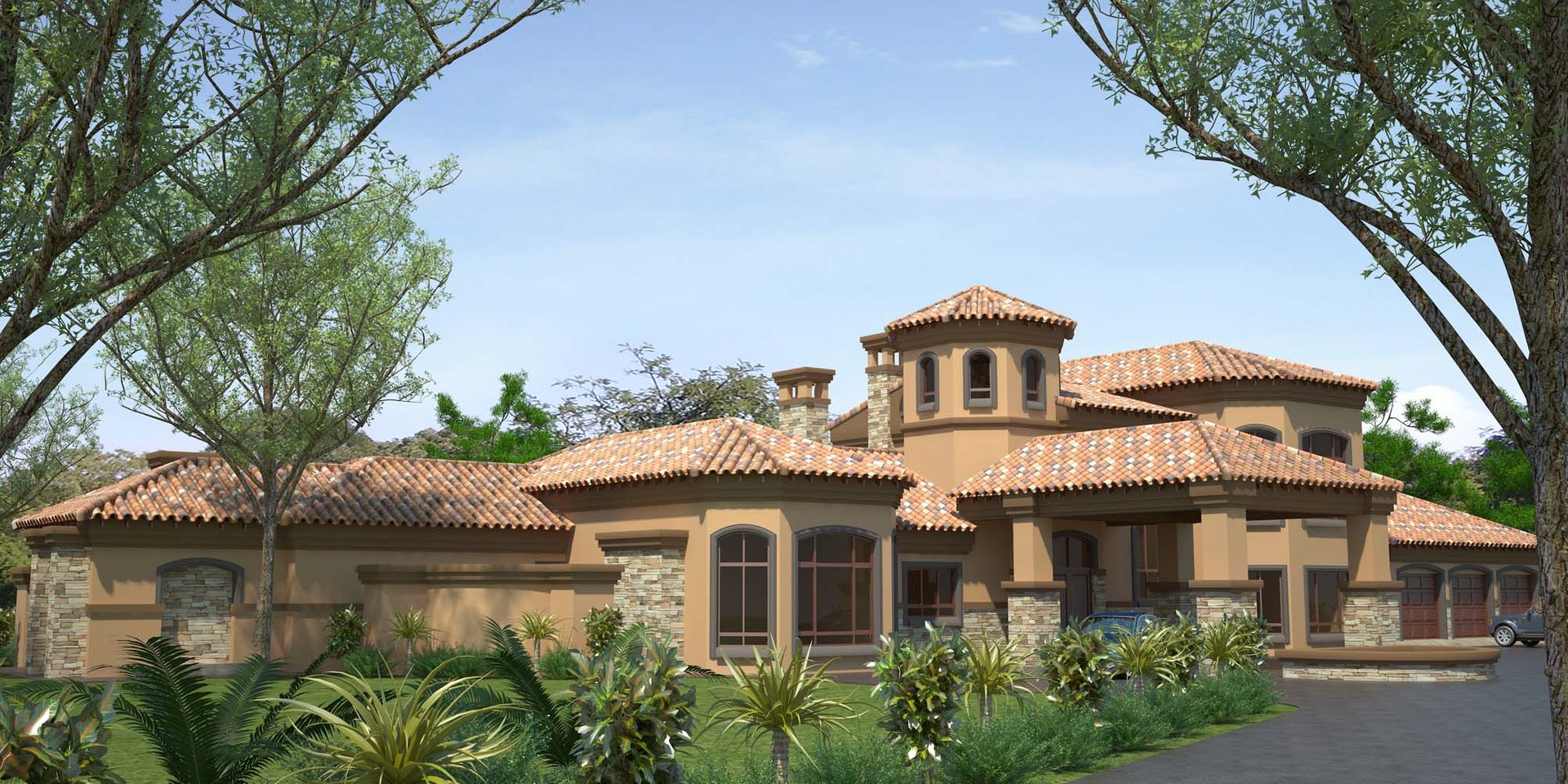 3d Model Tuscan House