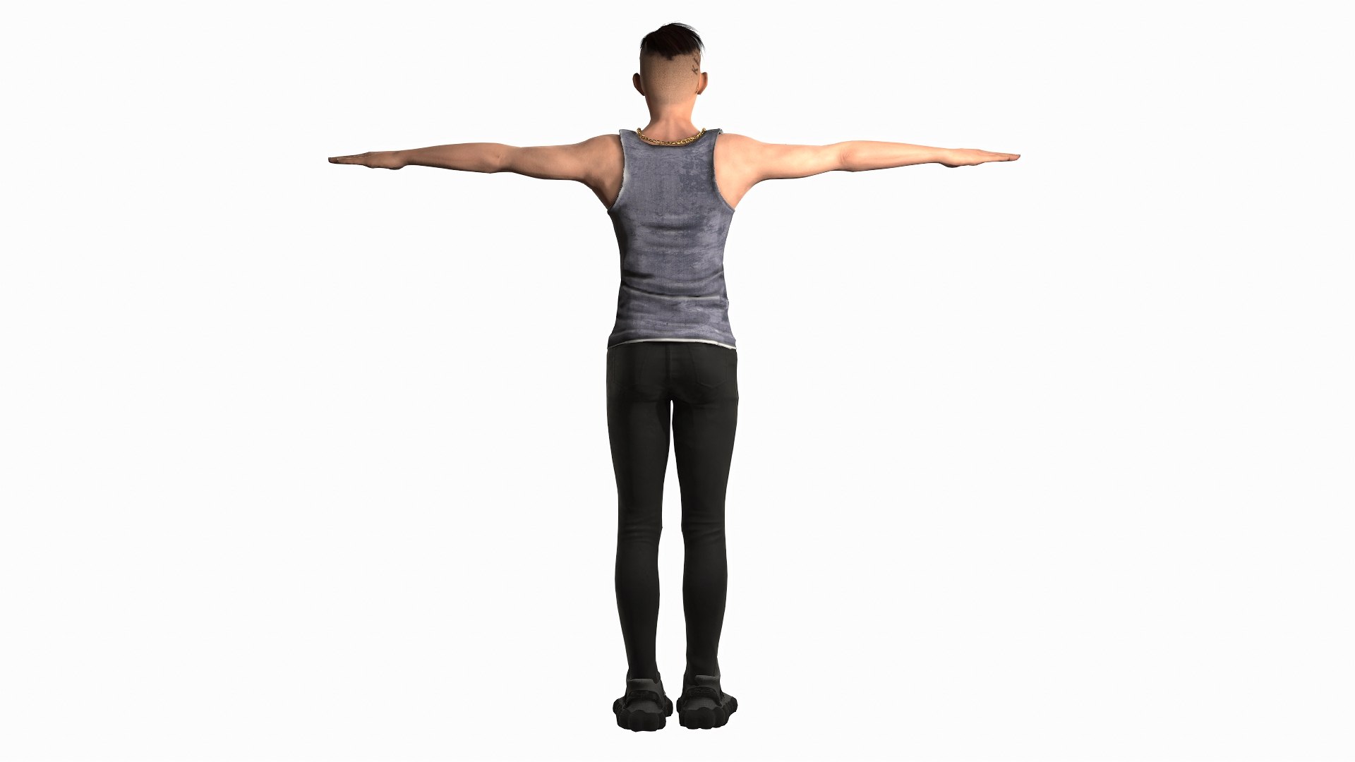 3D Gangsta Trap Mafia Hip Hop Jonkie Character Rigged Blendshapes ...