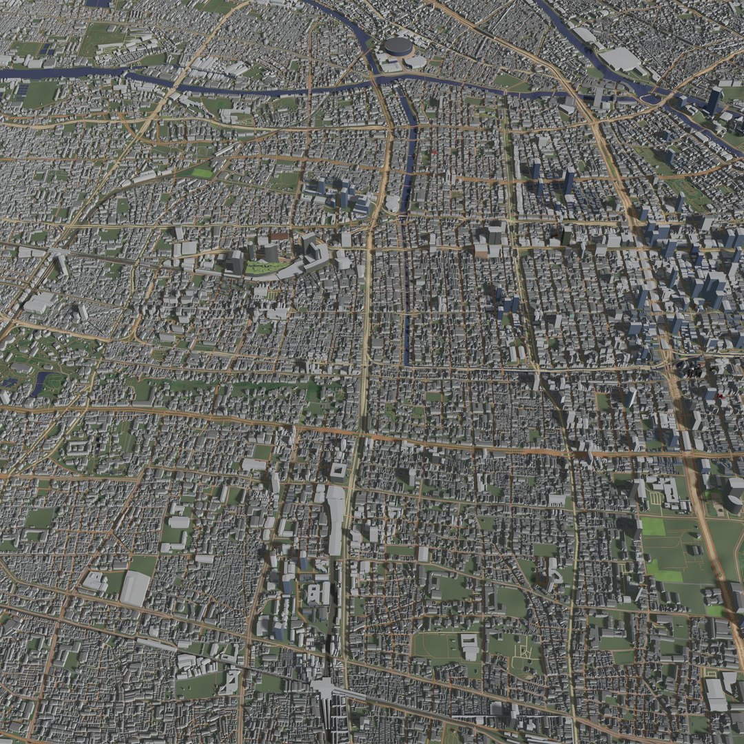 Osaka Japan - City And Urban 3D Model - TurboSquid 2223809