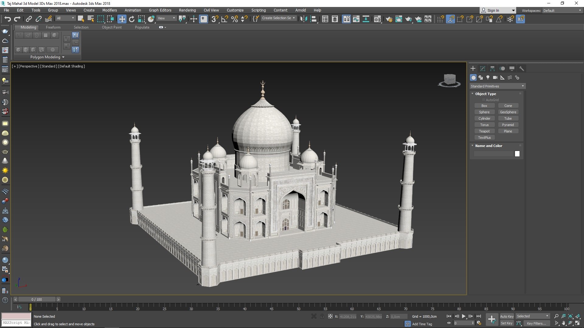 3D model Taj Mahal - India - TurboSquid 2111428
