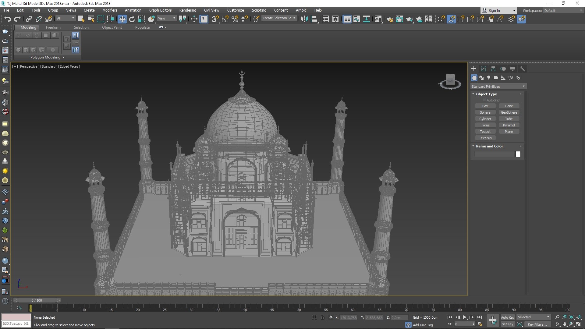 3D model Taj Mahal - India - TurboSquid 2111428
