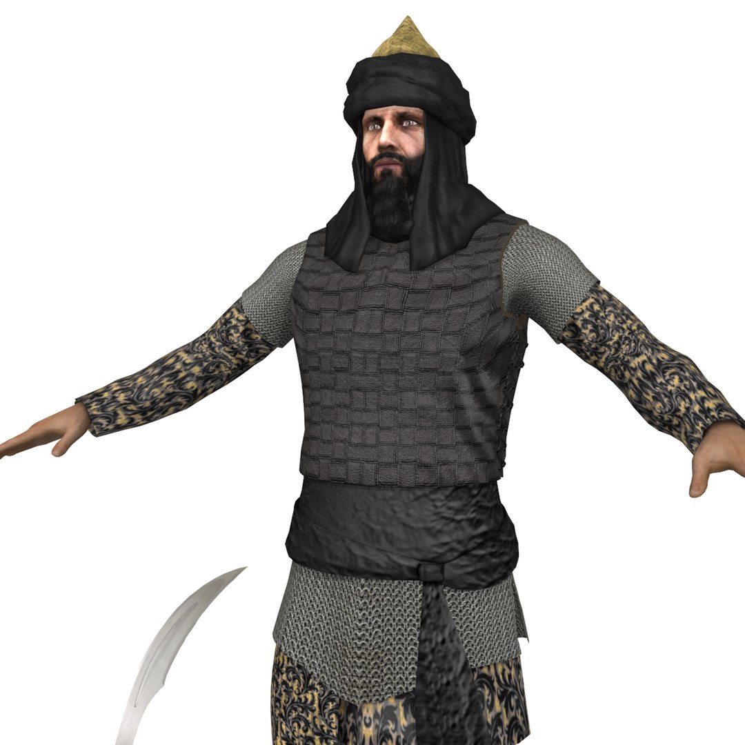 Saladin Man Armor 3D Model - TurboSquid 1261276