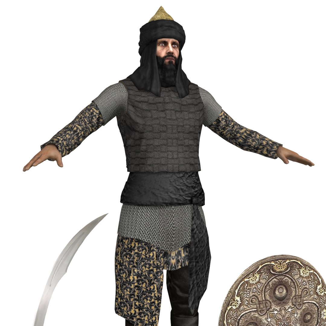 Saladin Man Armor 3D Model - TurboSquid 1261276