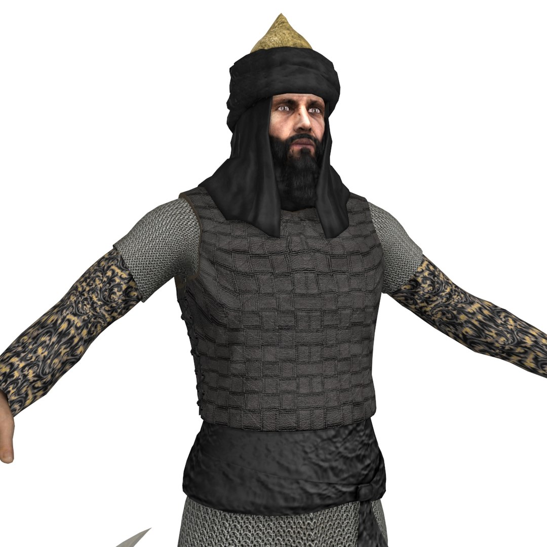 Saladin Man Armor 3D Model - TurboSquid 1261276