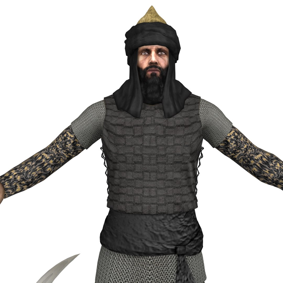 Saladin Man Armor 3D Model - TurboSquid 1261276