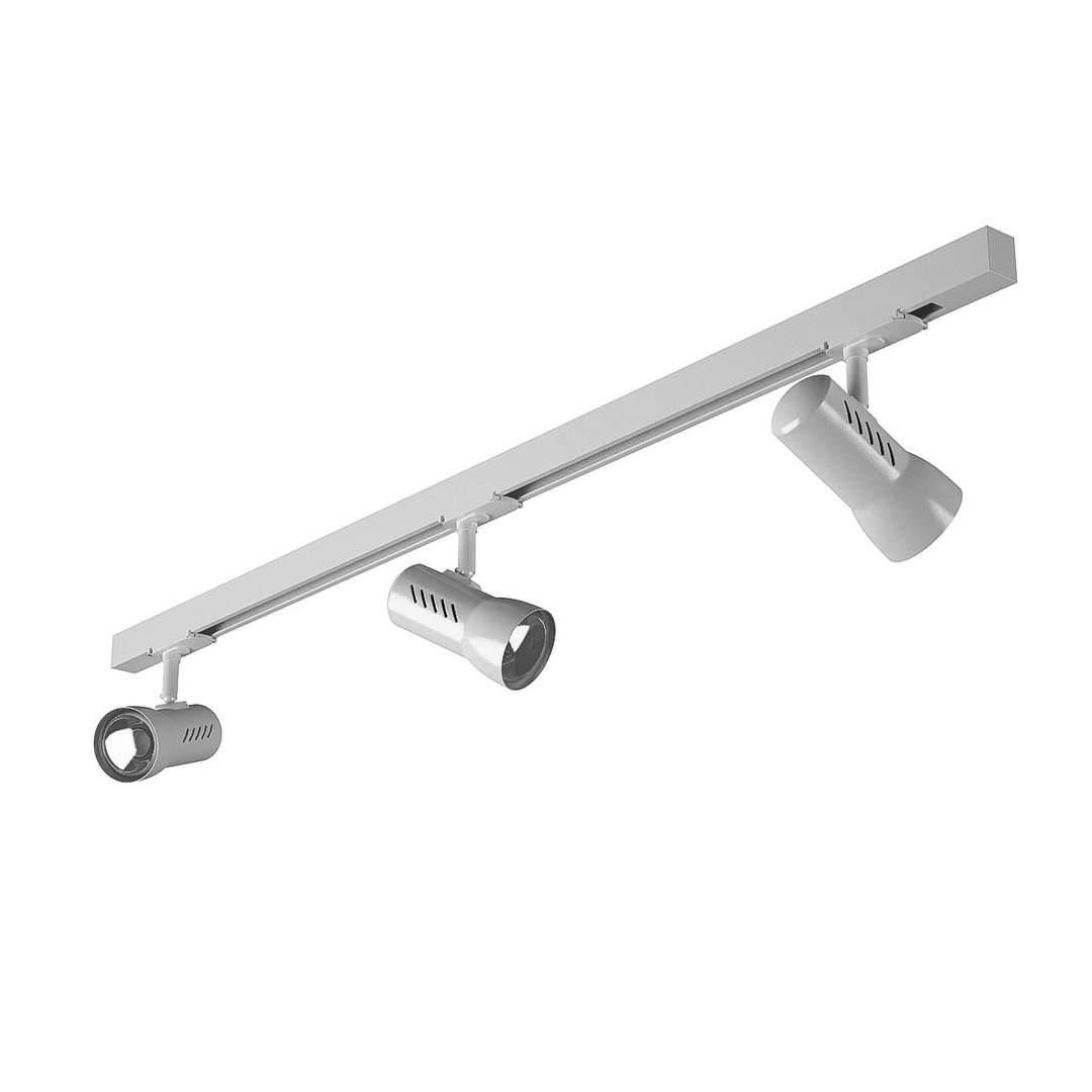 3d track light model