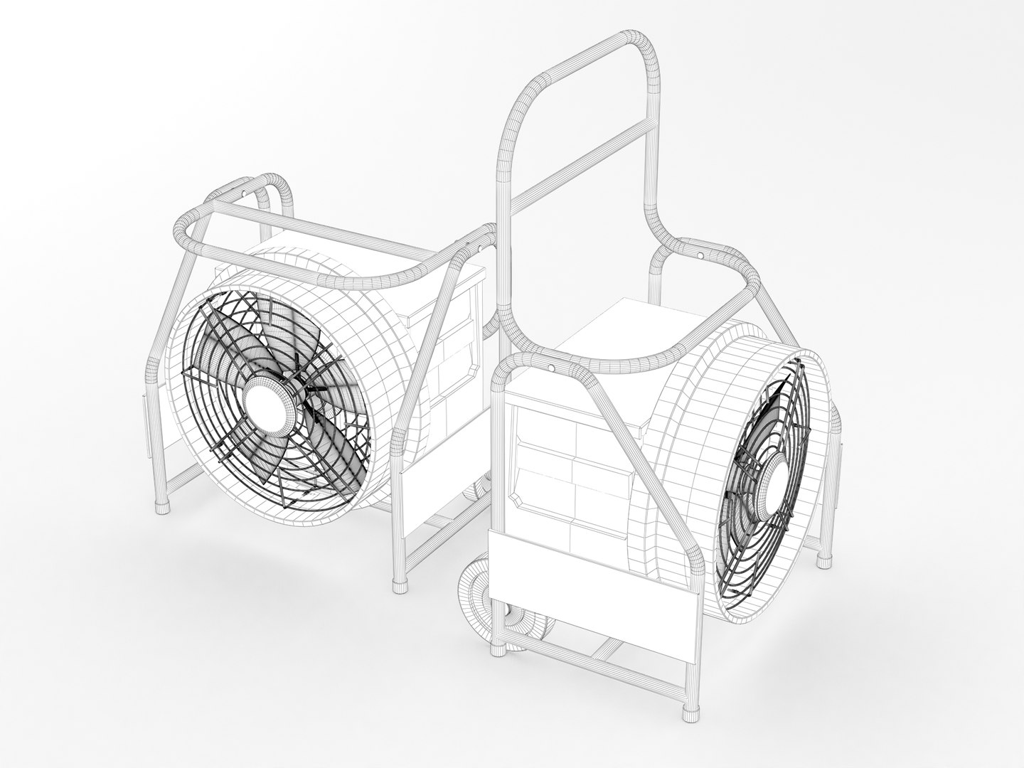 3D Fan Industrial - TurboSquid 1529413