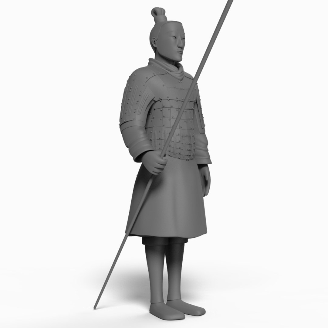 3d Model Chinese Character