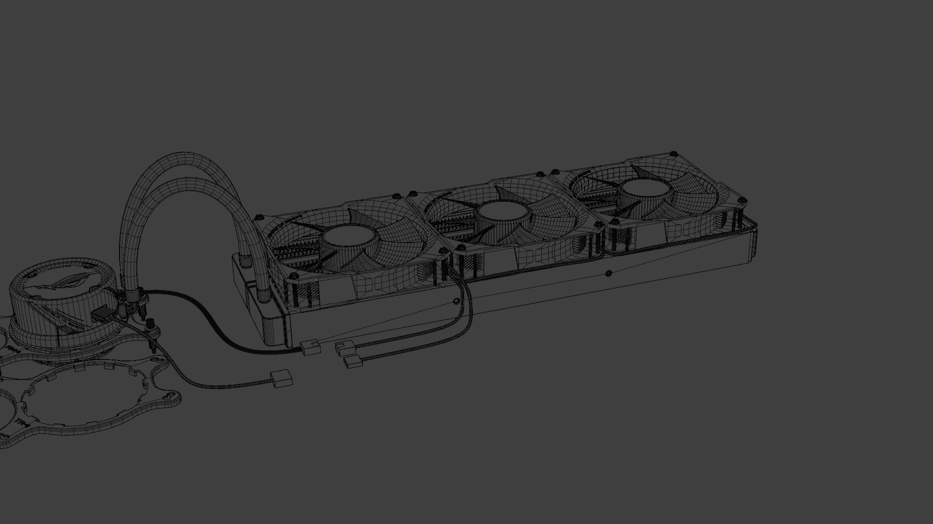 Pc Cpu Liquid Cooler 3D - TurboSquid 1973422