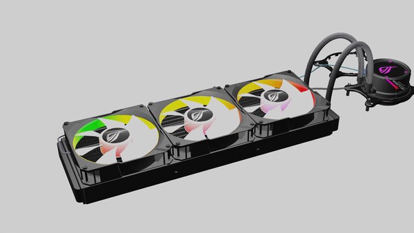 Pc cpu liquid cooler 3D - TurboSquid 1973422